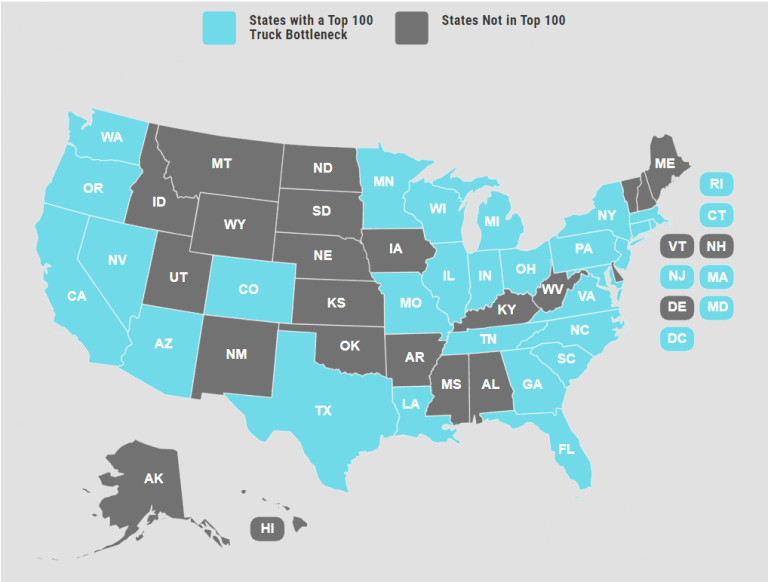 ATRI's 2024 Top 100 Truck Bottlenecks - Oregon Trucking Associations